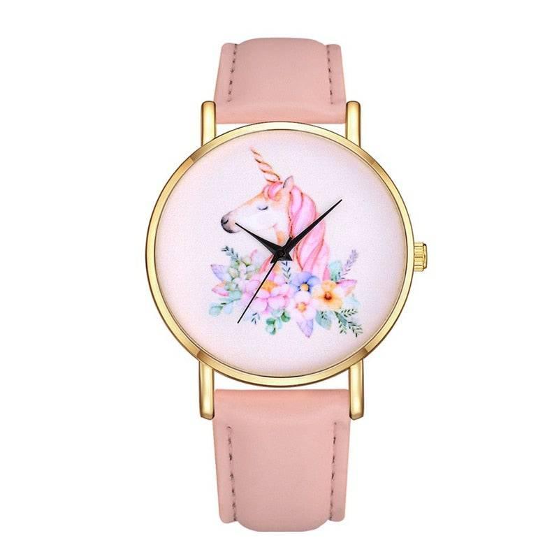 Montre Licorne En Cuir | Une licorne